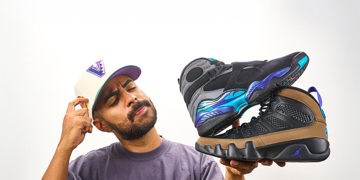 Air Jordan 8 x Air Jordan 9 Fusion Custom Sneaker | Vick Almighty ...